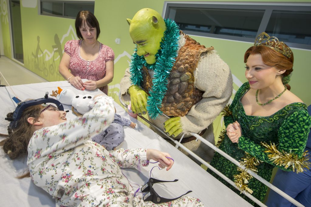 SHREK, NOAH'S ARK, CARDIFF, 16/12/2015 - Noahs Ark Children's Hospital ...
